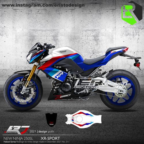 Jual decal sticker kawasaki Z250 XRsport fullbody - Kota Malang - E.R ...