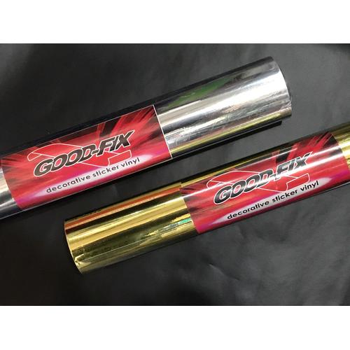 Jual STIKER / STICKER CHROME/GOLD GOODFIX 45cm Roll (15 meter) - GOLD CHROME - Jakarta Barat ...