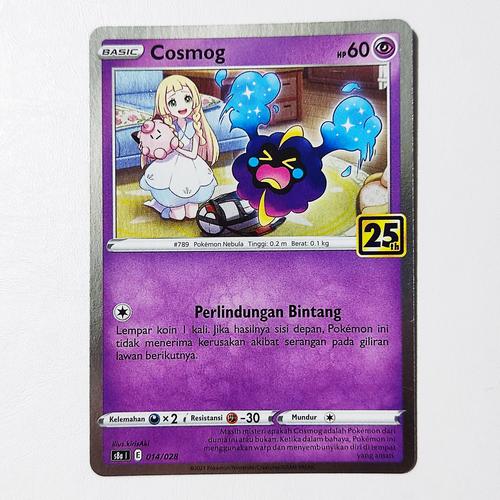 Jual Cosmog 014/028 S8a - Pokemon 25th Anniversary Card TCG Indonesia ...