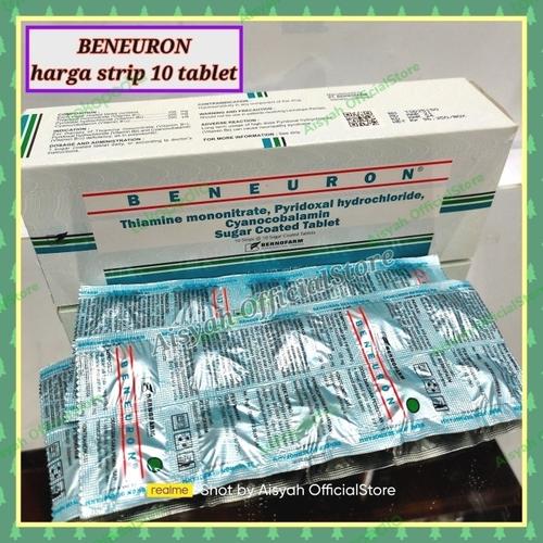 Jual BENEURON " Suplemen vitamin B1,B6,B12 - harga strip 10 tablet ...