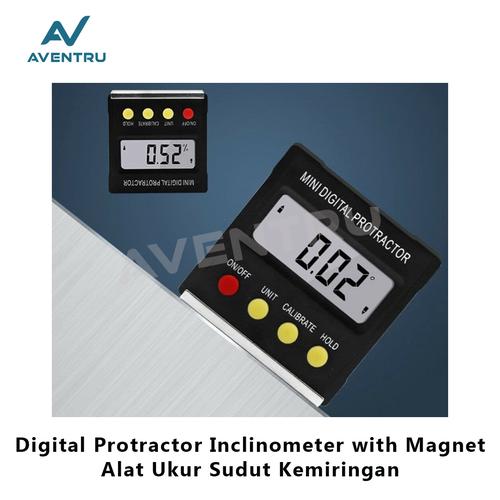 Jual Inclinometer Alat Ukur Sudut Kemiringan Digital Protractor Angle - Kota Surabaya - Aventru ...