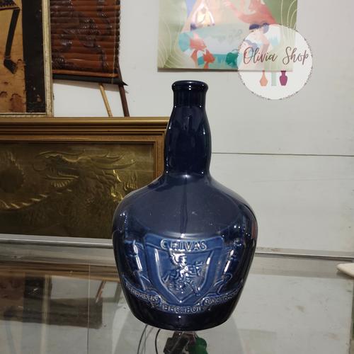 Jual Botol Minuman Chivas Biru Keramik Kuno Jadul Antik - Jakarta Utara ...