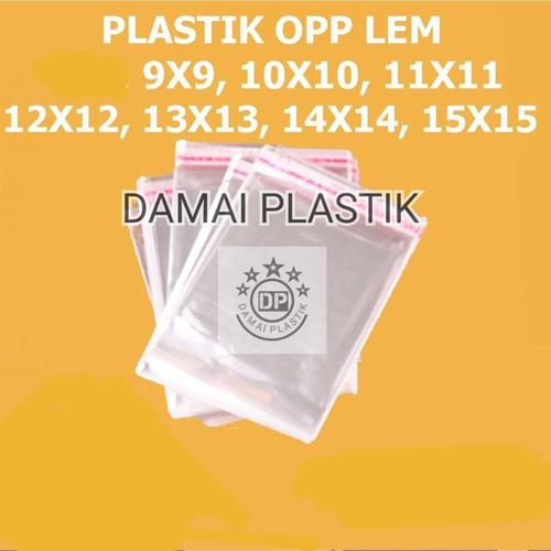 Jual Plastik OPP Roti Pie Seal Lem 9x9 10x10 11x11 12x12 13x13 14x14 ...