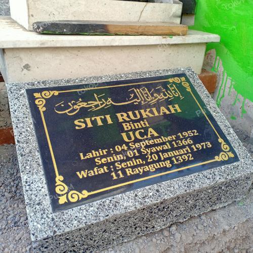 Jual Paket Nisan Ukr 35 & Rumput Kucai makam/ Nisan makam/ Rumput Makam ...