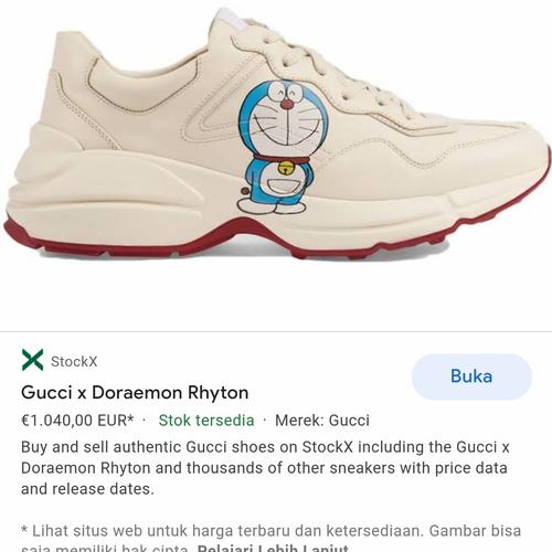 Jual Gucci Rhyton Doraemon no lv fendi dior bottega chanel louis ...