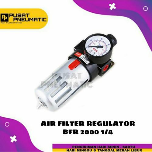 Jual BFR 2000 Filter Regulator Udara 1/4" BFR-2000 BFR2000 - Jakarta ...