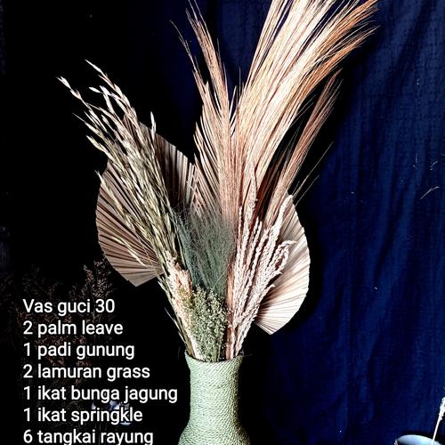 Jual bunga kering aesthetic + vas - baby 4 - Kab. Malang - sarang kupu ...