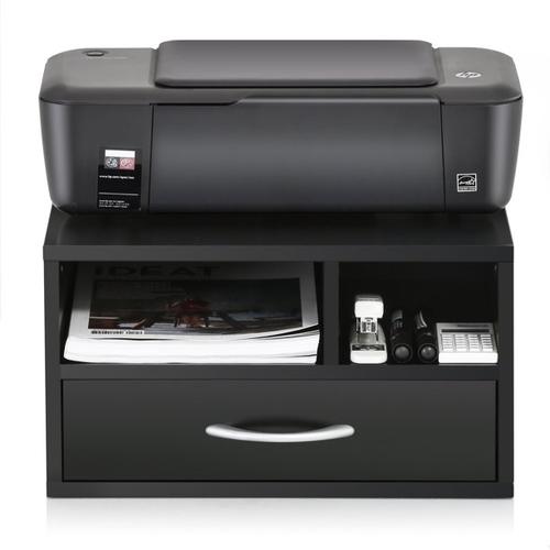 Promo Meja Printer Dengan 1 Laci Dan 2 Sekat - YOLO - Hitam - Kab ...