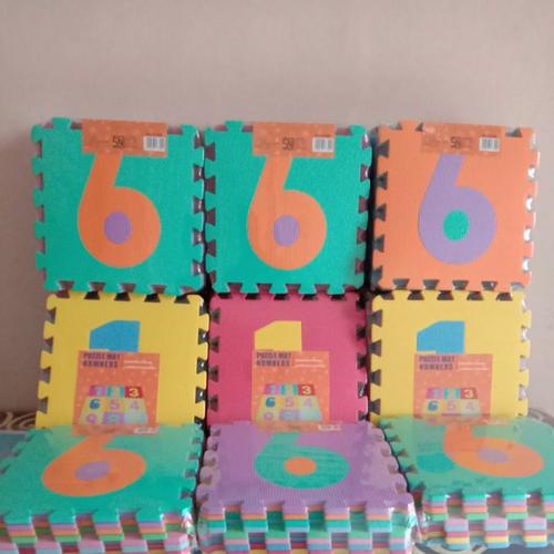 Jual Karpet Puzzle Playmat Angka Huruf Gambar Karakter Lucu/ Karpet ...