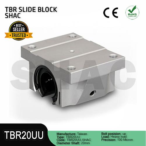 Jual TBR20UU Linear Bearing Block Series - Original SHAC Taiwan - Kota Tangerang Selatan - SHAC ...