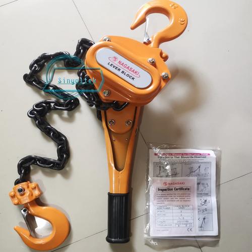 Jual Lever Block 1'5Ton x 3 meter Lever Hoist Ton NAGASAKI - Jakarta ...