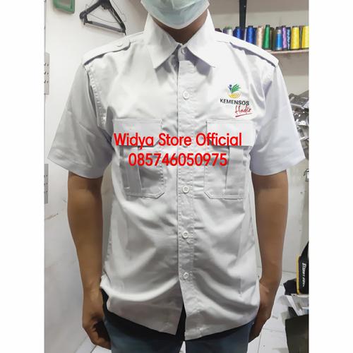 Jual Kemeja kemensos hadir logo kemensos hadir terbaru logo terbaru ...