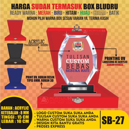 Jual PLAKAT, PLAKAT AKRILIK, PLAKAT ACRYLIC, VANDEL UK. 15X10 + BOX ...