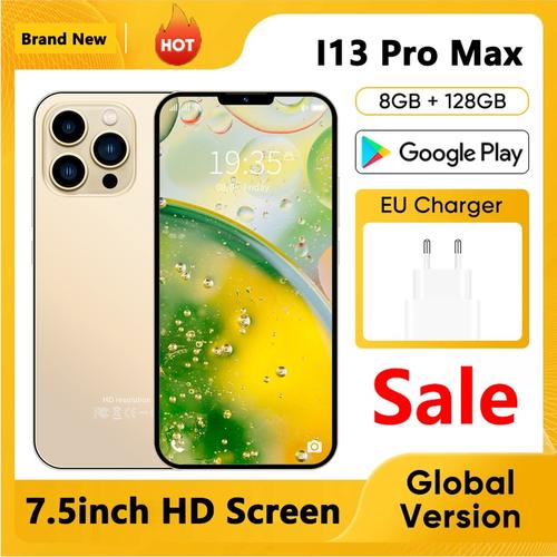 Jual Produk Baru i13Pro Max Smartphone Android Layar 7 5 inci 8GB+256GB ...