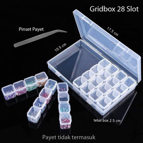 Jual Tempat Simpan Manik Manik, Pinset Payet Mote Kristal Crystal ...