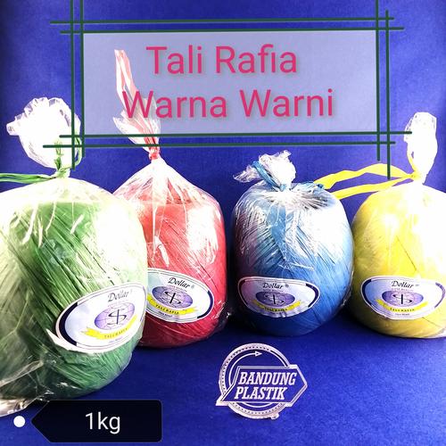Jual Tali Rafia Warna Warni / Pengikat Plastik / Merah Hijau Biru ...