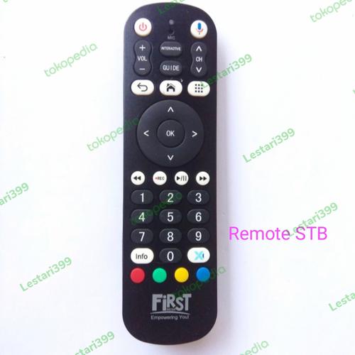 Jual REMOT REMOTE STB FIRST MEDIA X1 INTERACTIVE SMART BOX 4K ASLI ...