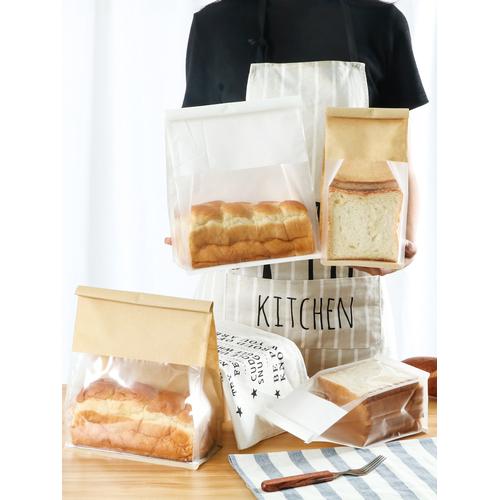 Jual Toast Bag Flat Bottom Wire Seal - Plastik Klip Bungkus Roti - 450 ...