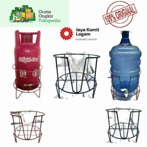 Jual rak gas / Rak Galon kran /dudukan gas / tempat gas 3KG & 5,5 kg ...