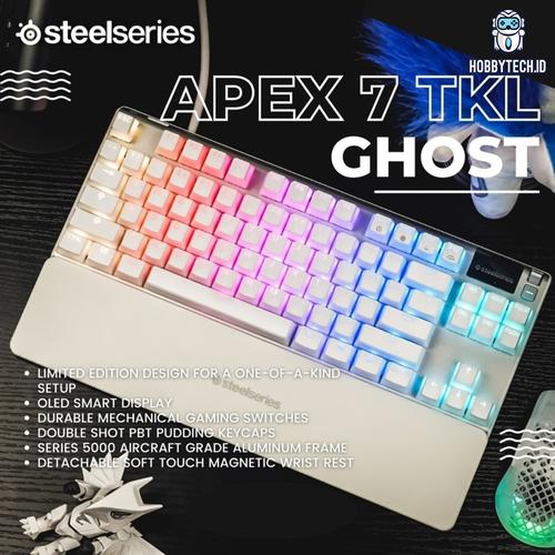 Jual Steelseries Apex 7 TKL GHOST edition Mechanical Gaming Keyboard ...