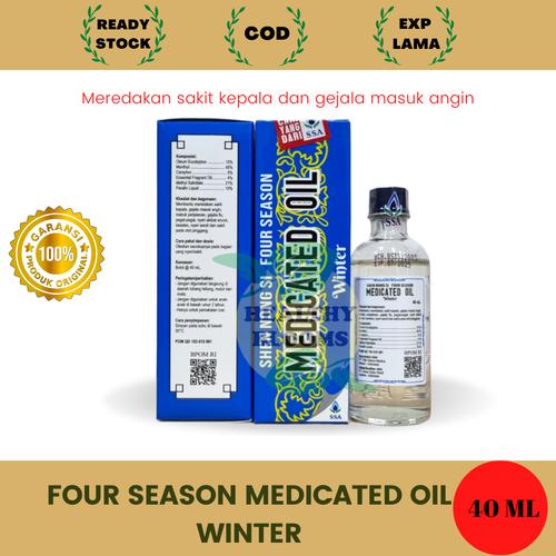 Jual Medicated Oil Winter 40ml / Winter Medicated Oil 40ml / Si Ji You ...