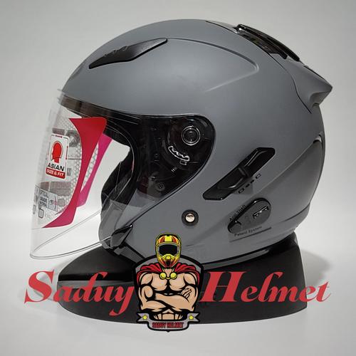 Jual HELM KYT GALAXY FLAT R MATT GORILA GREY / ABU DOP - Jakarta ...