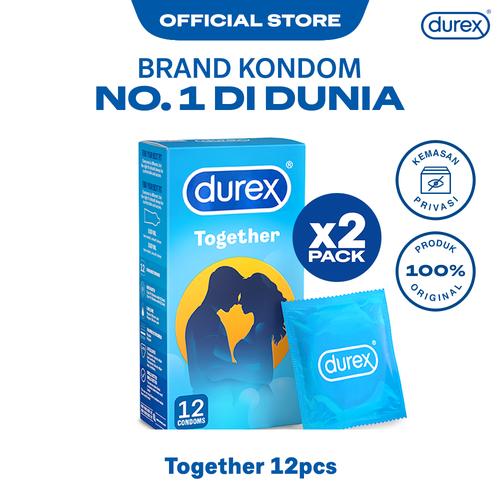 Promo Durex Together 12s x 2pcs - Kondom Extra Pelumas Aman Pria - Kab ...