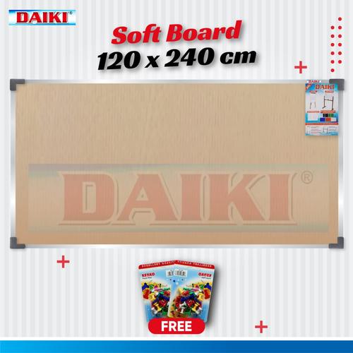 Jual Softboard / Cork board classic DAIKI gantung uk 120x240 cm - Kab ...