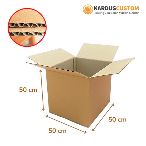 Jual Kardus Box Standar 50x50x50 cm READY Dus Karton Packing Ukuran ...