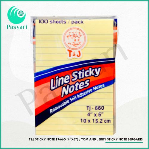 Jual T_J Sticky Note Tj-660 (4X6) Tom and Jerry Sticky Note Bergaris ...