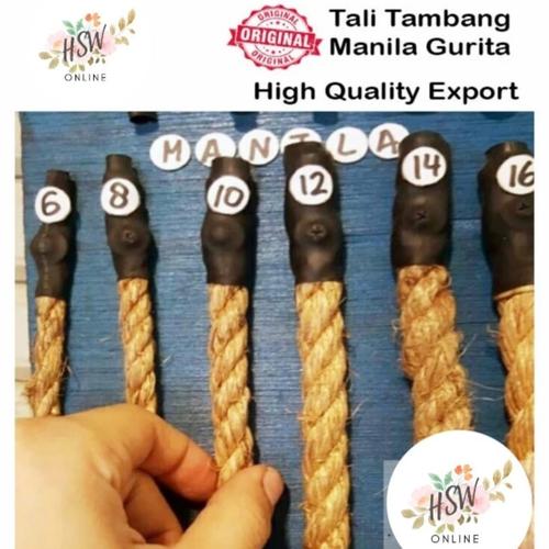 Jual Tali Tambang Kecil Manila 8mm 10mm Tampar Goni Rami Dadung Kapal ...