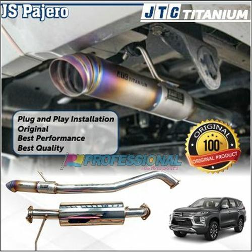 Jual Exhaust Muffler Knalpot JTC titanium All New Pajero ANPS 16+ - V1 ...
