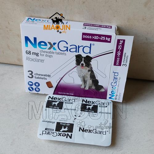 Promo NexGard LARGE Dog 10-25kg - Obat Kutu Anjing Nex Gard Puppy ...