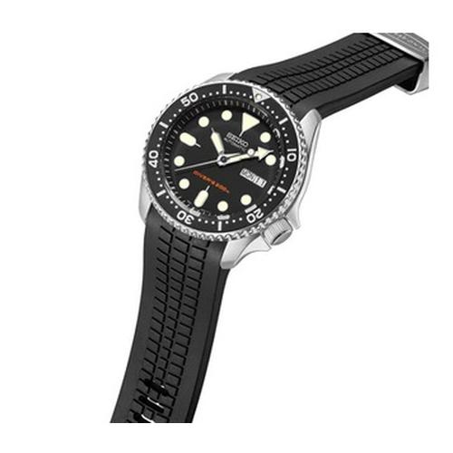 Jual Crafter Blue Curved End Rubber Strap Seiko SKX009/007 SRPD SSK ...