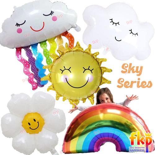 Jual FUN KIDS PARTY Balon Sky Series /Awan/Rainbow/Daisy/Matahari ...