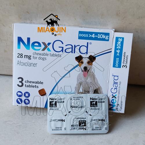 Promo NexGard MEDIUM Dog 4-10KG - Obat Kutu Anjing Nex Gard Puppy ...