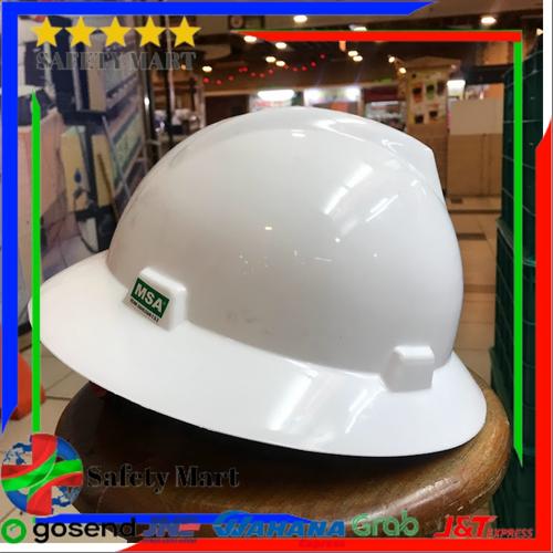 Jual Helm safety MSA Full Brim Lokal Fastrack / Safety Helmet Msa ...