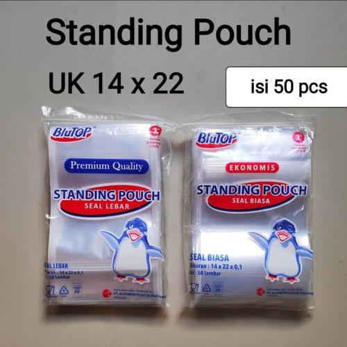 Jual Standing Pouch 14x22, Stan Pouch, Plastik Zipper, Plastik Klip ...
