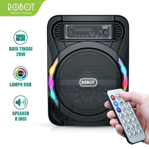 Jual Speaker ROBOT RB450 RGB RB 450 Bluetooth Karaoke Mix Remote Control - Kota Surabaya ...