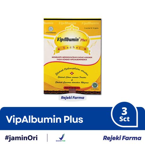 Jual VIPALBUMIN PLUS / VIP ALBUMIN PLUS 3 Sachet - Vitamin ketahanan ...
