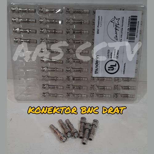 Jual BNC Connector Premium Taiwan 100% / BNC Drat Konektor / Connector ...