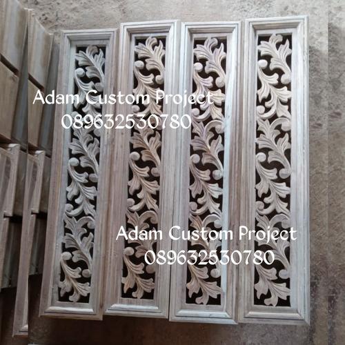 Jual Loster Ukir Kayu Jati Motif Daun Ventilasi Udara 90 x 17 - Kab ...