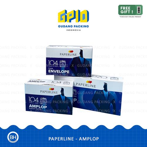 Jual PAPERLINE - Amplop Plain Putih Polos 90/ 104/ 110 PPS 80gsm isi ...