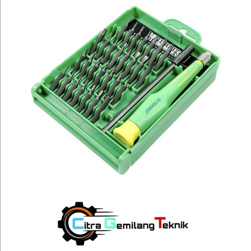 Jual Tekiro precision screwdriver set/ obeng set presisi 30 pcs ...
