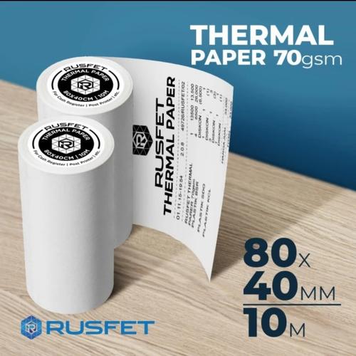 Jual KERTAS THERMAL CORELESS STRUK KASIR KARCIS PAPER PRINTER EDC 80X40 ...