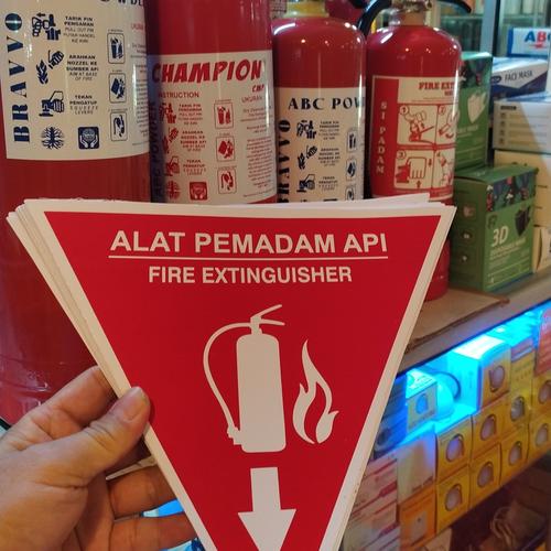 Jual stiker apar segitiga 20x20 sign rambu K3 - Jakarta Barat - cctv ...