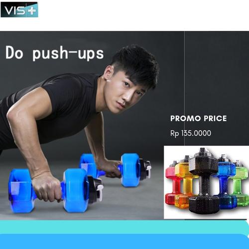 Jual VISPLUS Shaker Dumbbell - Dumbbell Bottle - Hitam - Kota Tangerang ...
