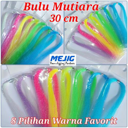 Jual Bulu Mutiara Assist Hook Sabiki Benang Kilat Kotrekan Umpan ...