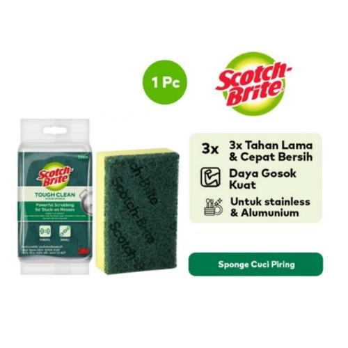 Jual 3M Scotch-Brite Sabut Spons Cuci Piring Daya Gosok Kuat Standar ...