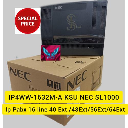 Jual Paket NEC SL1000 Pabx IP 16 line 40 Ext /48Ext/56Ext/64Ext+Telp ...
